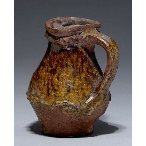 A Medieval English pottery biconic jug, 13th / 14th c, of fi... | Barnebys