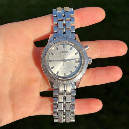 Rare Vintage Gents SEIKO Monopusher Chronograph WRISTWATCH H... | Barnebys