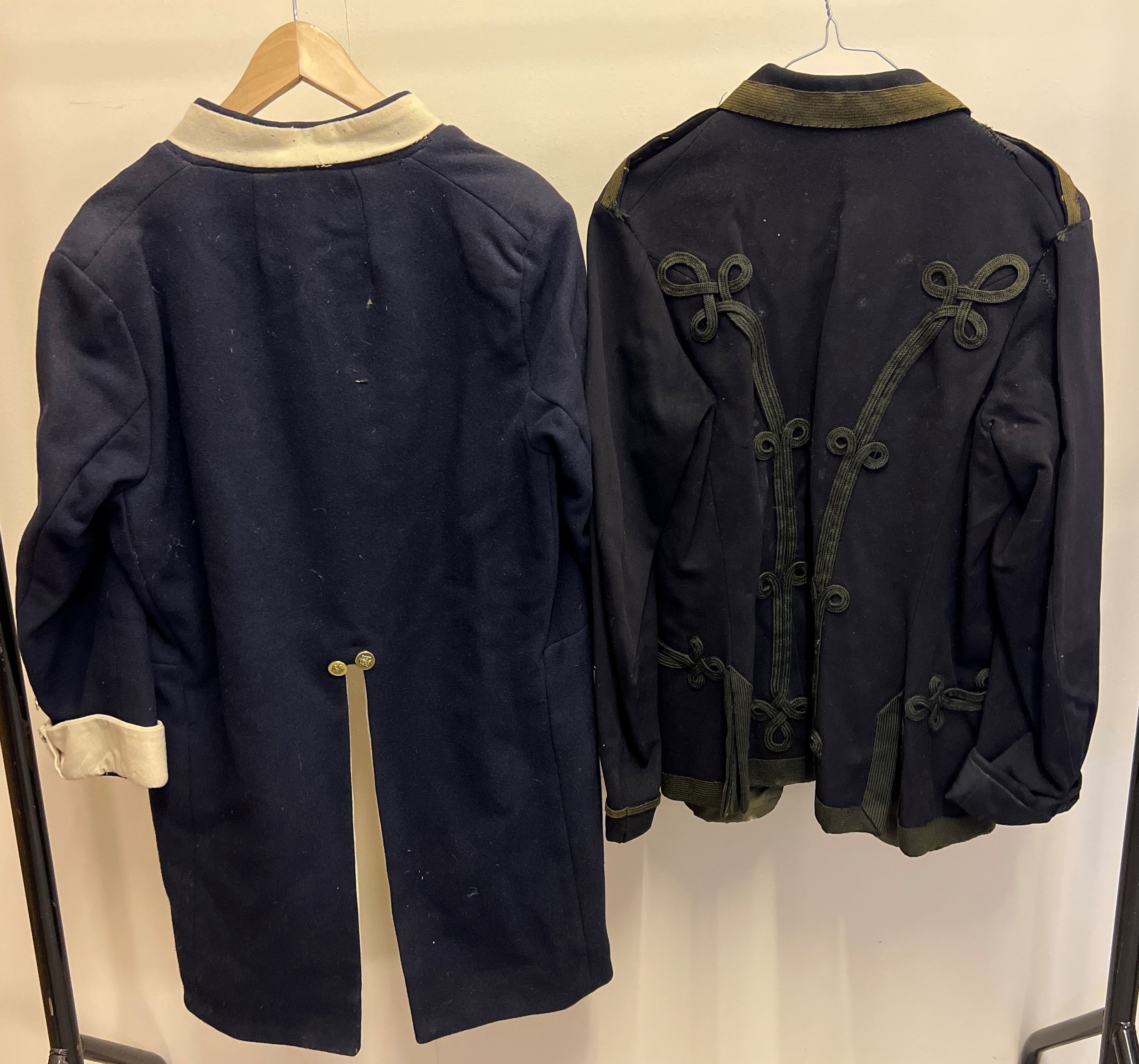 2 vintage military style jackets/tunics. A Naval style tunic with long ...