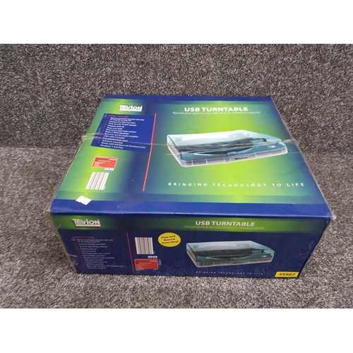 Tevion usb turntable in original box | Barnebys