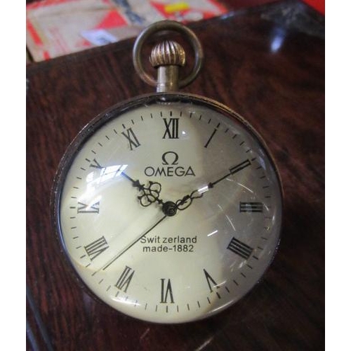 OMEGA GLASS BALL CLOCK | Barnebys