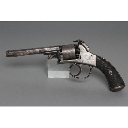 A WEBLEY BENTLEY TYPE PERCUSSION 5 SHOT REVOLVER, with 5" oc... | Barnebys