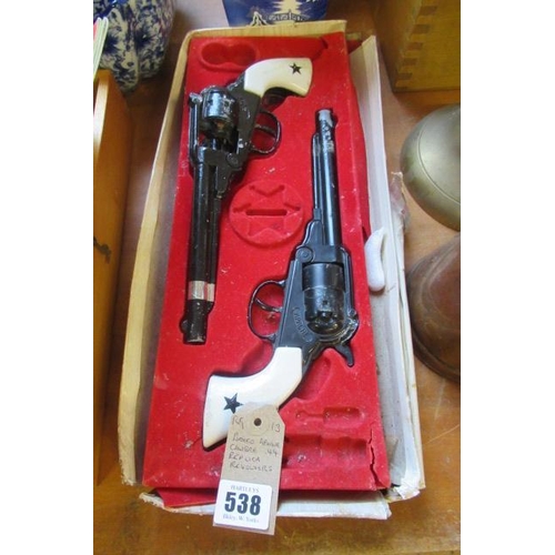 BOXED APACHE CALIBRE REPLICA REVOLVERS | Barnebys