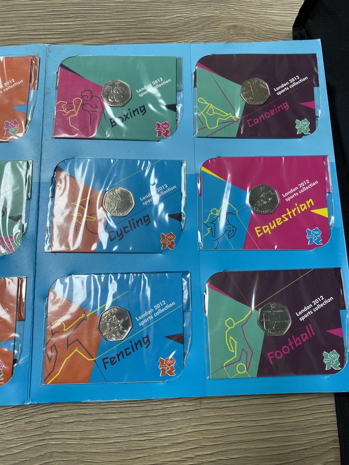 LONDON 2012 50P COLLECTION ALBUM IS COMPLETE INCLUDING THE COMPLETION ...