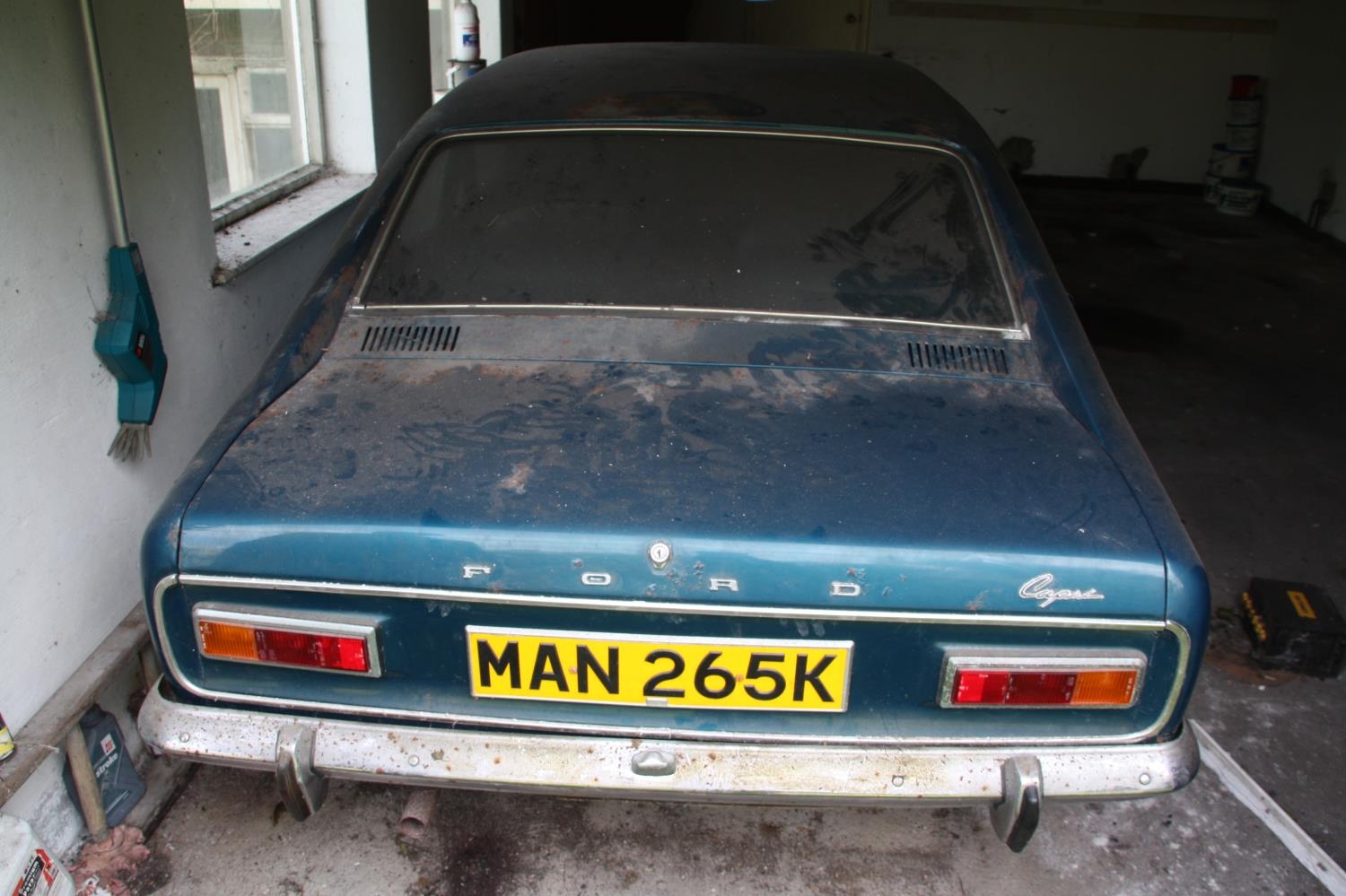 Pacific Blue Ford Capri 2.0L Saloon First Registered 13.01.1971 Approx ...