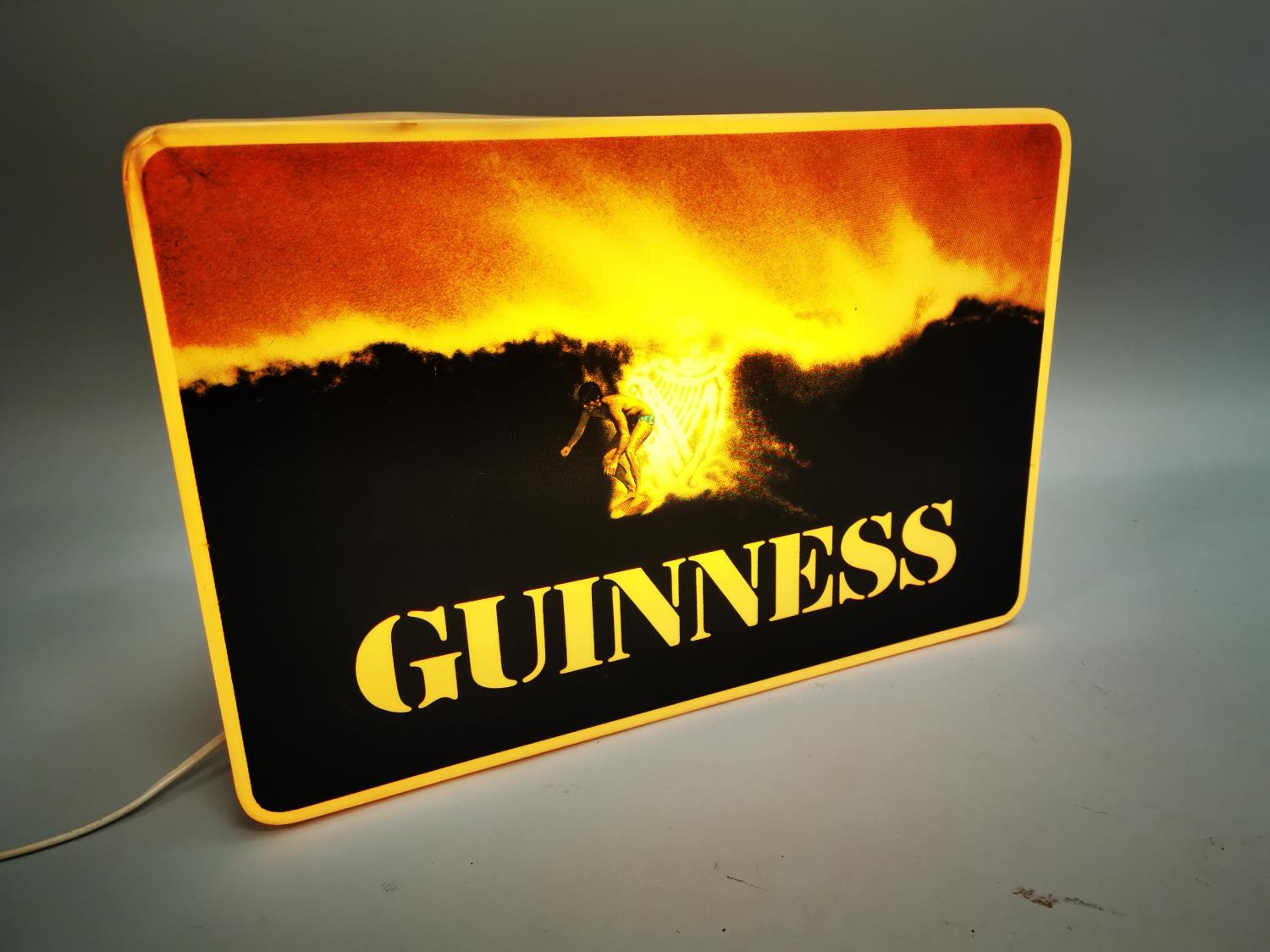Rare Guinness light up counter - auctions & price archive