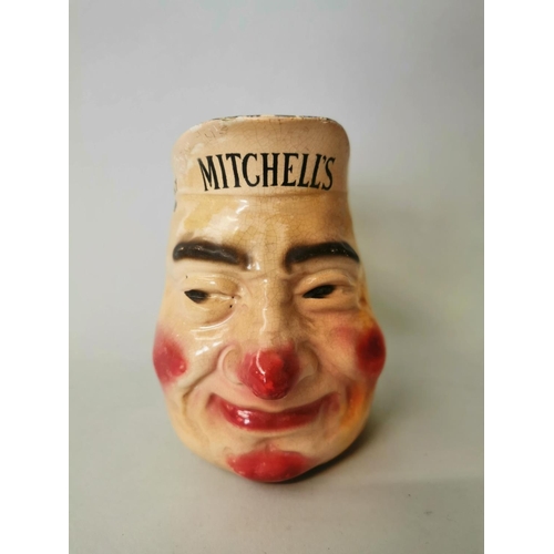 Rare Mitchell's Old Irish Whiskey Toby water jug {15 cm H x ... | Barnebys
