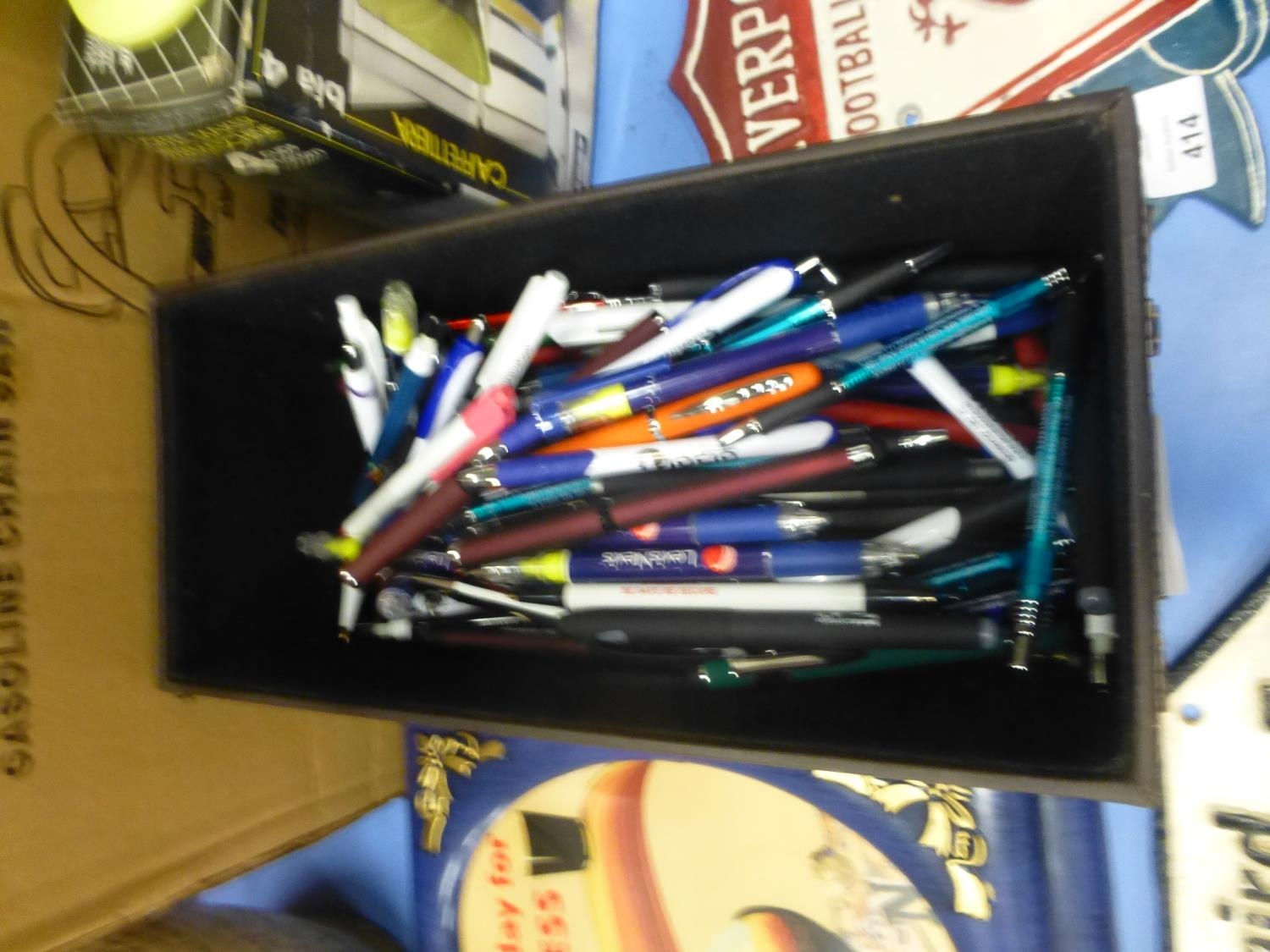 BOX OF PENS