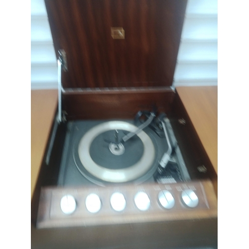 A Garrard/ HMV Cabinet Record Player