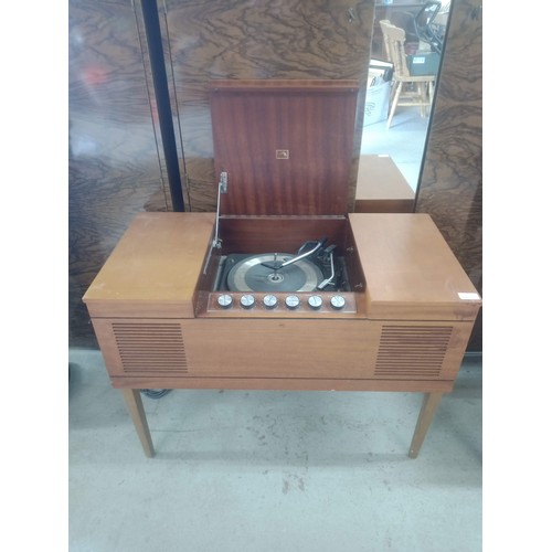A Garrard/ HMV Cabinet Record Player