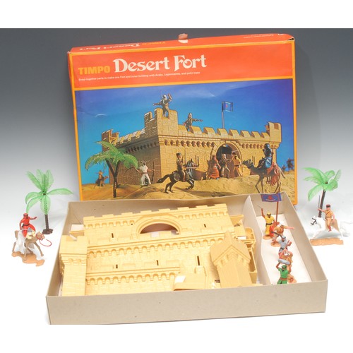 Timpo Toys Desert fort play set, reference 1500, comprising ... | Barnebys