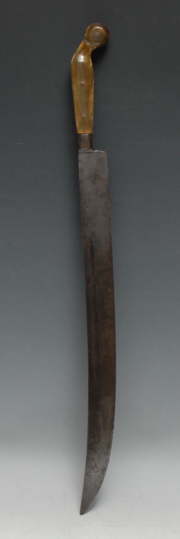 An Indian/Middle Eastern khyber knife type short sword or dagger, 41cm ...