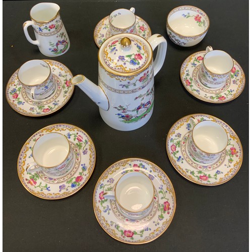 A Copeland Spode six setting Birds of Paradise pattern coffe... | Barnebys