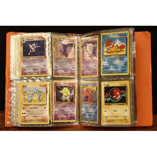 Pokemon, Pokemon trading cards – an orange Pokemon album, co... | Barnebys