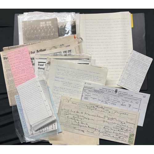 WW2 British hand written archive by Sgt. Fred Hesk MM, RAMC.... | Barnebys