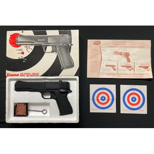 Diana Repeater Model G10 .177 cal Air Pistol in original box... | Barnebys