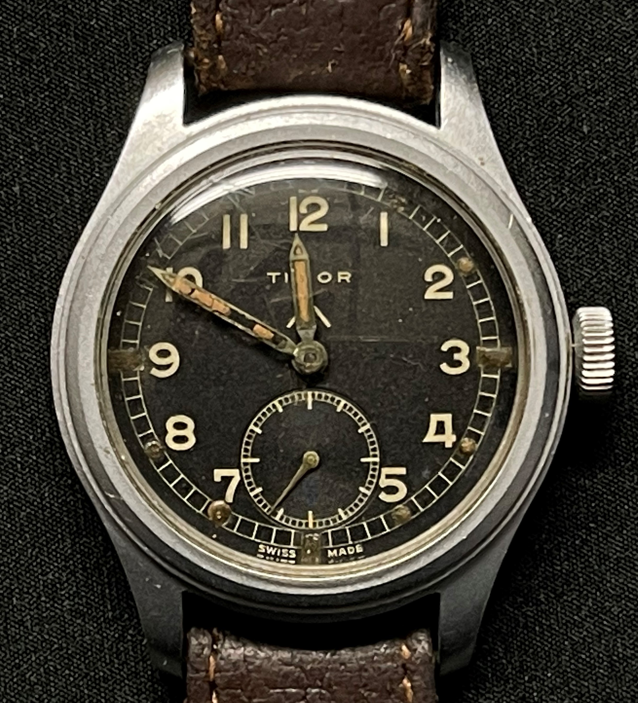WW2 British Watch, Wrist, Waterproof by Timor. One of the so called ...