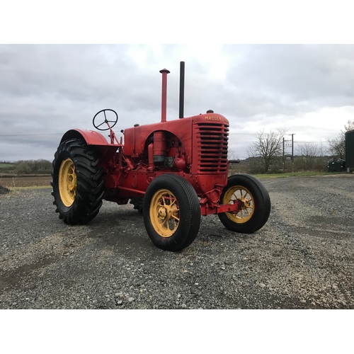 Massey Harris Pacemaker tractor. 1938.Twin power model. Runs, older ...
