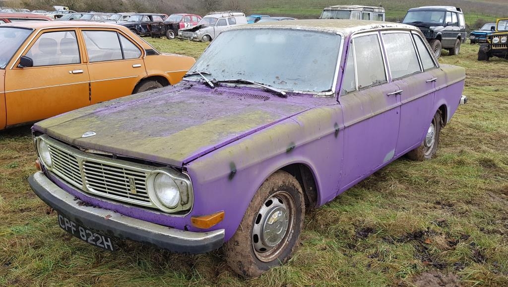 Volvo 144 DL auto 5dr 1970, purple leather interior, runs and drives c ...