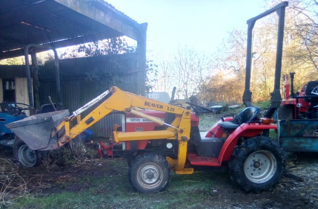 Massey Ferguson 1010 tractor. 4WD with power loader. New battery ...