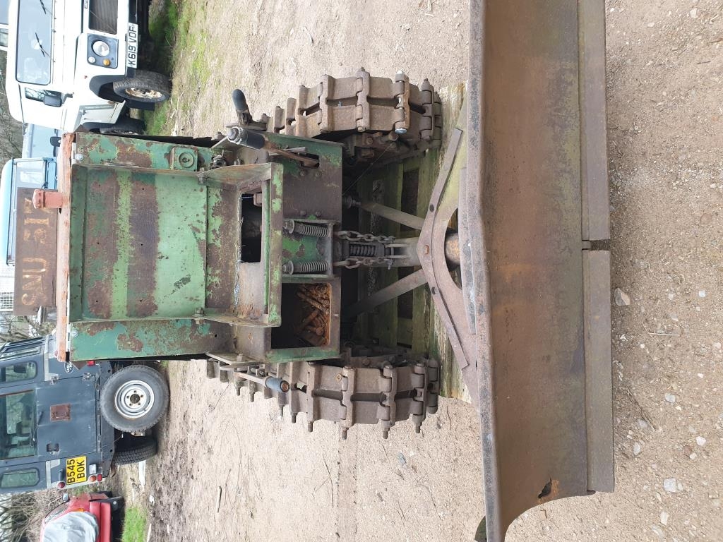 Aveling Barford calf dozer. 1951. Dorman IAB petrol engine, original ...