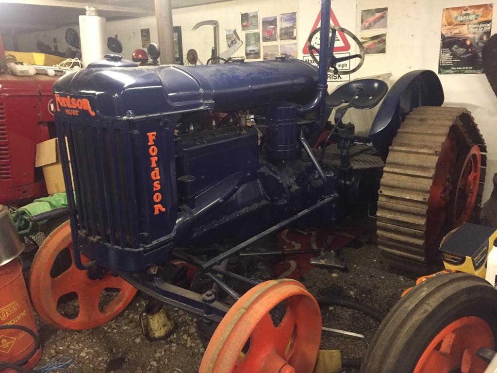 Fordson E27N half track tractor, restored