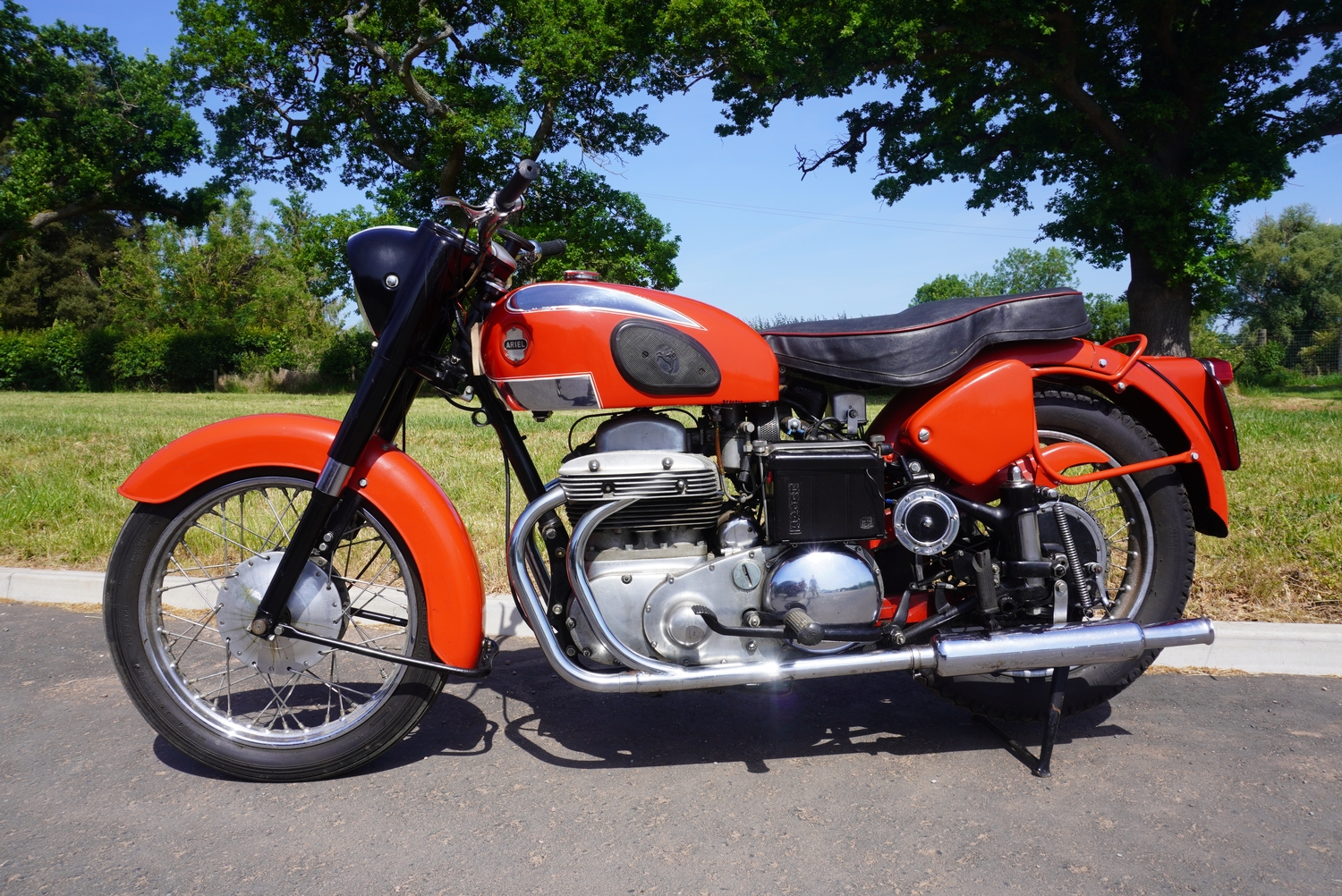 Ariel Square Four motorcycle. 1959. 1000cc. Restored over 20 years ago ...
