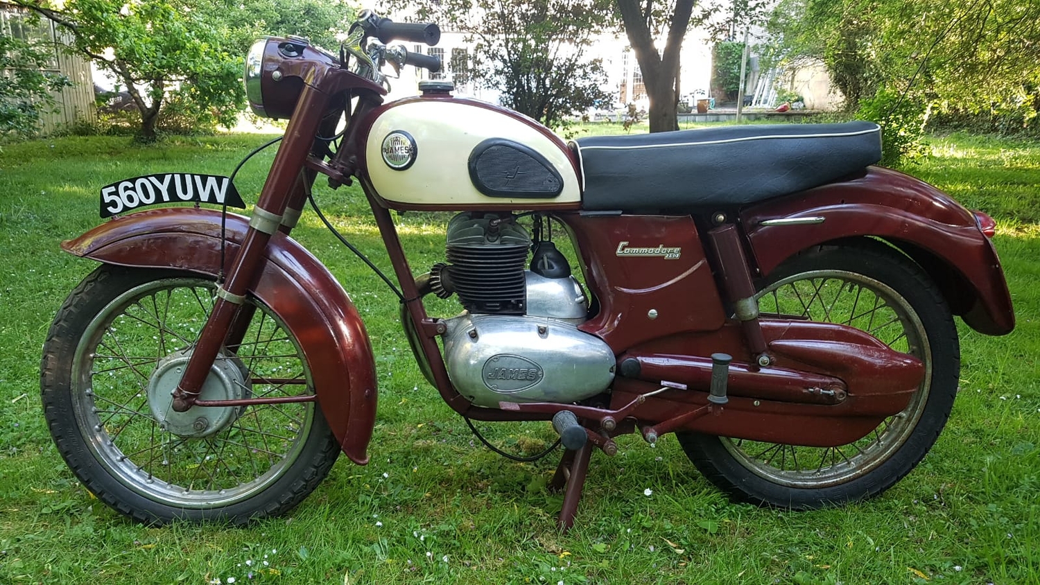 James 250cc Commodore motorcycle 1958. Restored a few years back ...