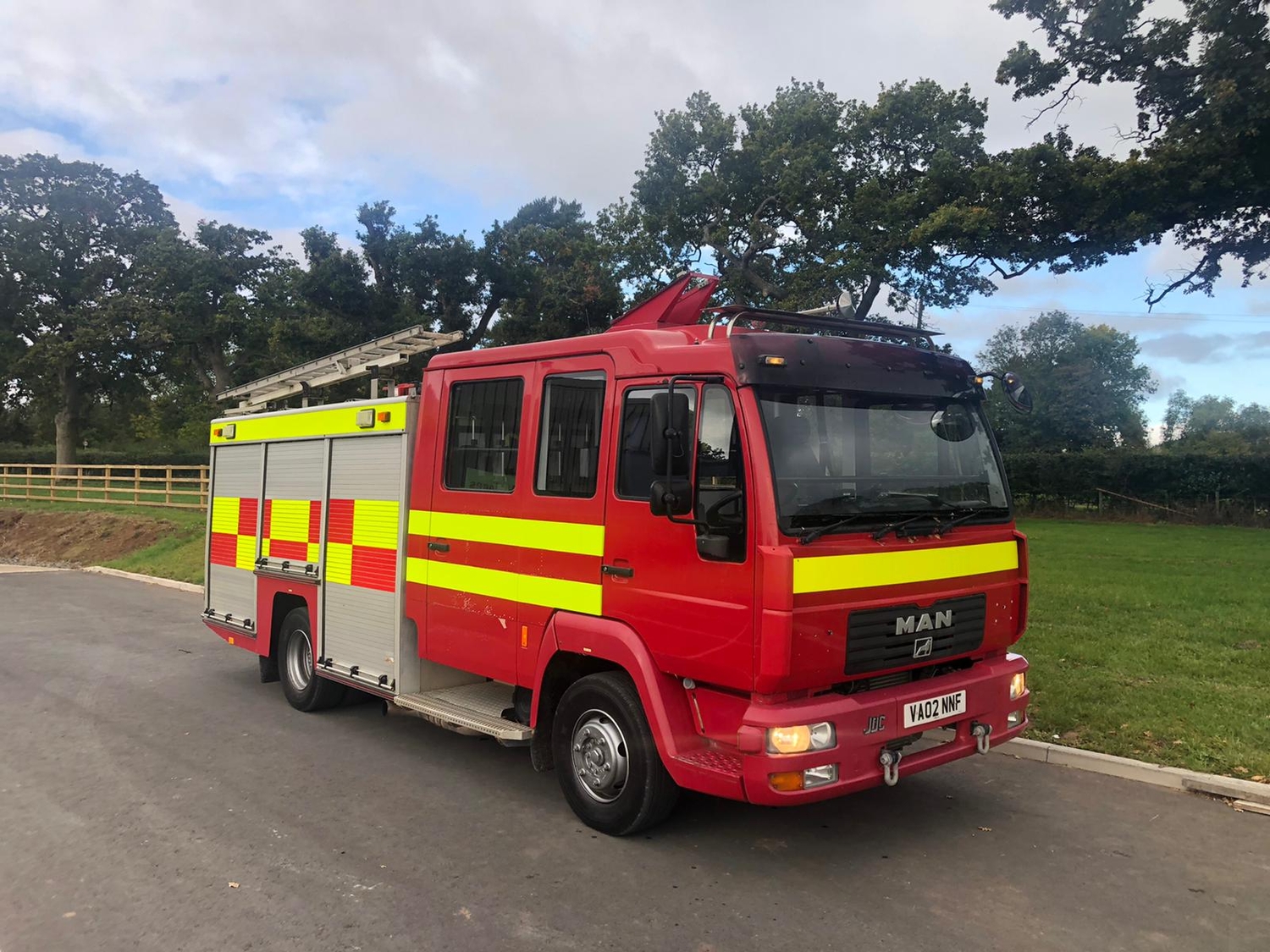 MAN fire engine. Ex Gloucester fire brigade. MOT January. 66461KM. Reg ...