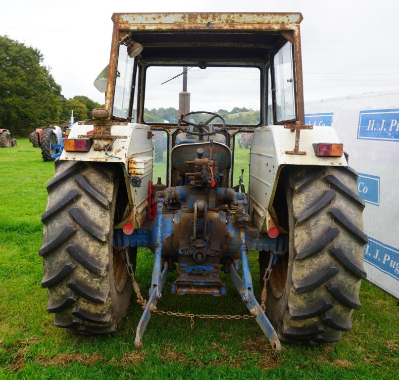 Ford 5000 tractor with cab, front weight, wide tyres, 8324hrs, SN A274276