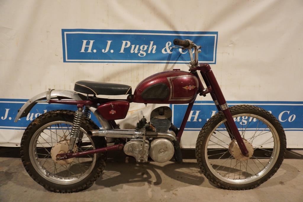 James 197 trials bike with Villiers engine. No docs