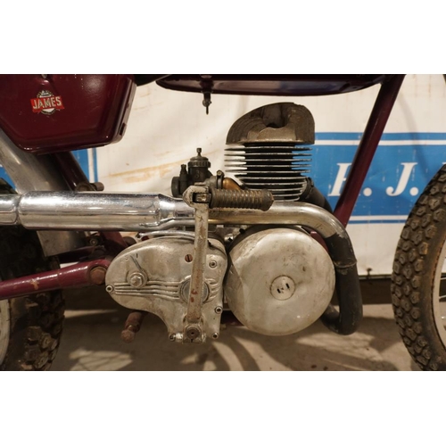 James 197 trials bike with Villiers engine. No docs