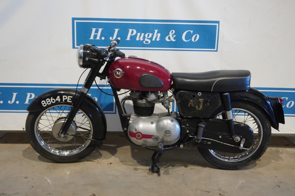 Matchless AJS 250 G2 lightweight motorcycle. 1960. Stored for 10 years ...