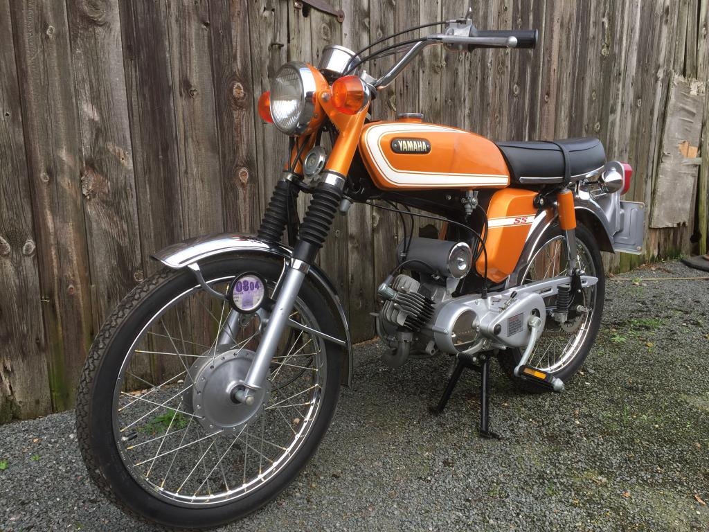 Yamaha 49cc Model SS FS1-E moped. The "Sixteener Special" Restored in ...