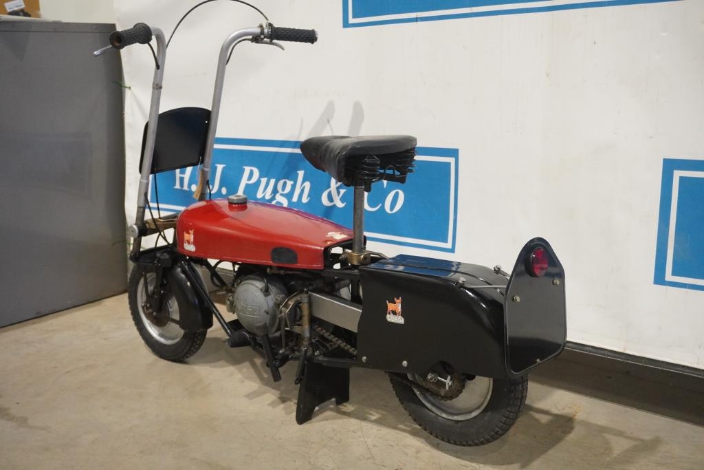 Brockhouse Corgi motorcycle, 1940/50's. No Documents