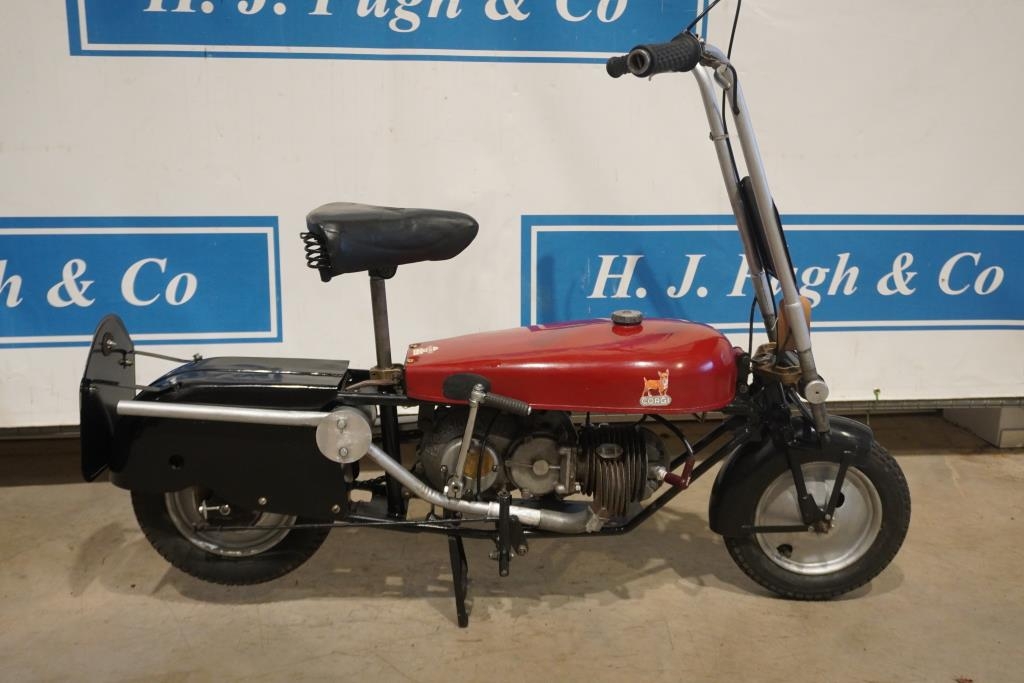Brockhouse Corgi motorcycle, 1940/50's. No Documents