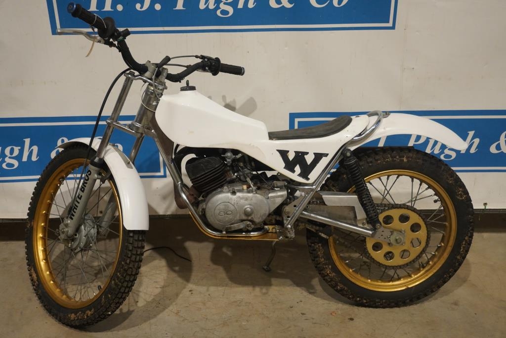 Yamaha 80cc White Hawk trials bike 1975 with White Bros. Conversion ...