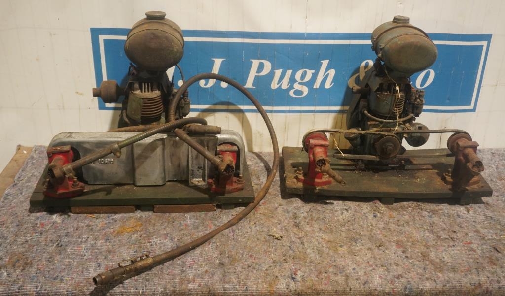 2 Lister shearing machines with JAP Model 2A engines