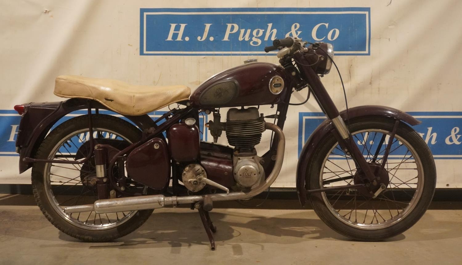 Ariel Colt motorcycle. 1957. 200cc. Frame No- ST2399. Turns over, good ...