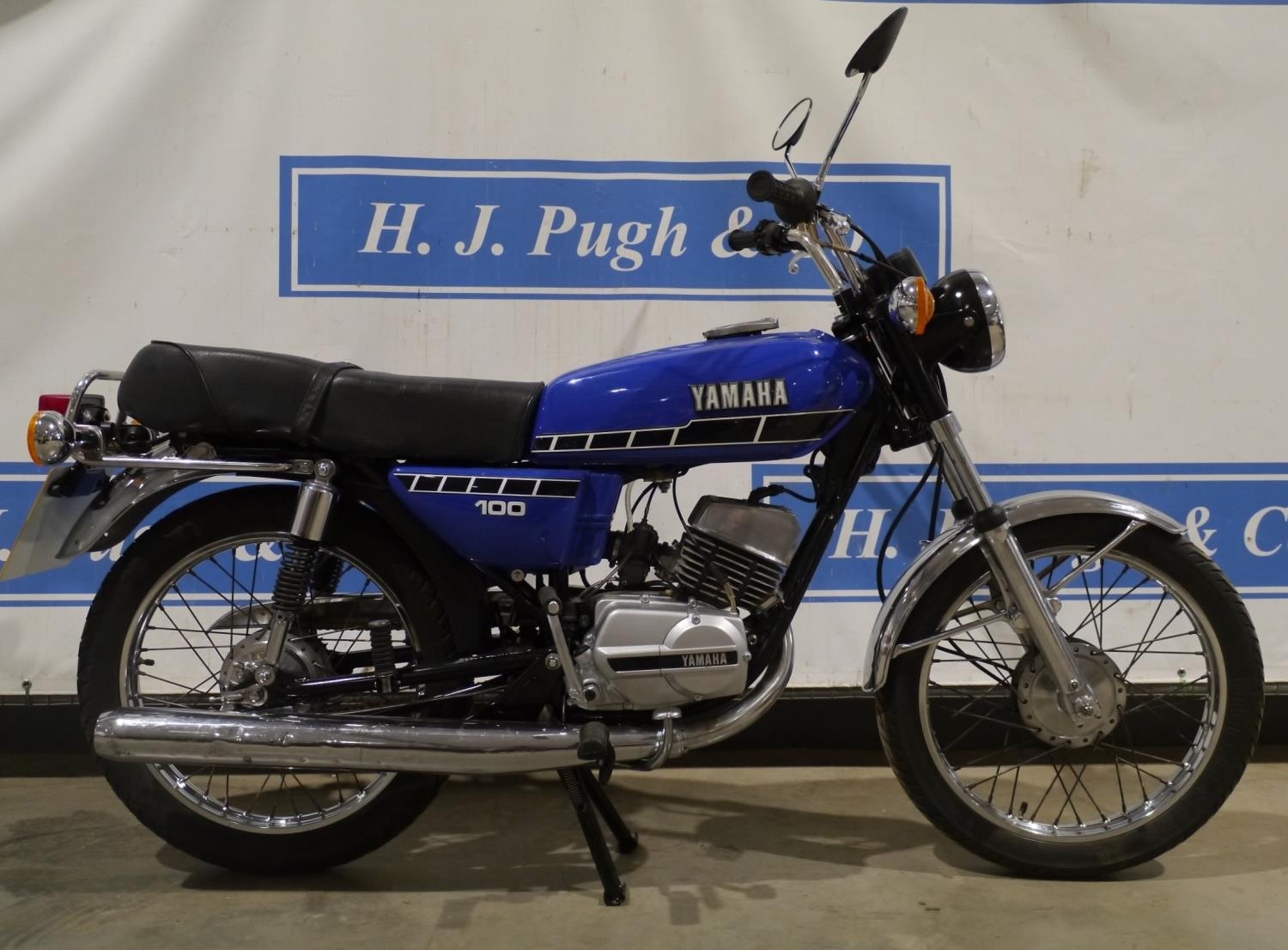 Yamaha RS100 motorcycle. 1979. MOT til March 2022. c/w full history ...