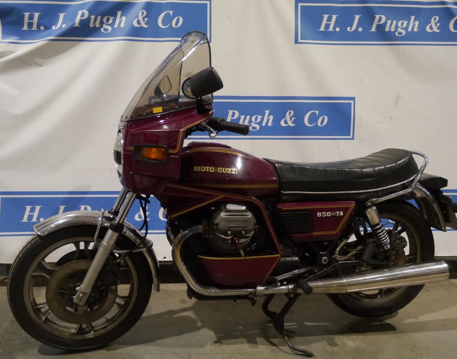 Moto Guzzi 850-T4 motorcycle. 1984. 850cc. Frame no. VC22131. c/w ...