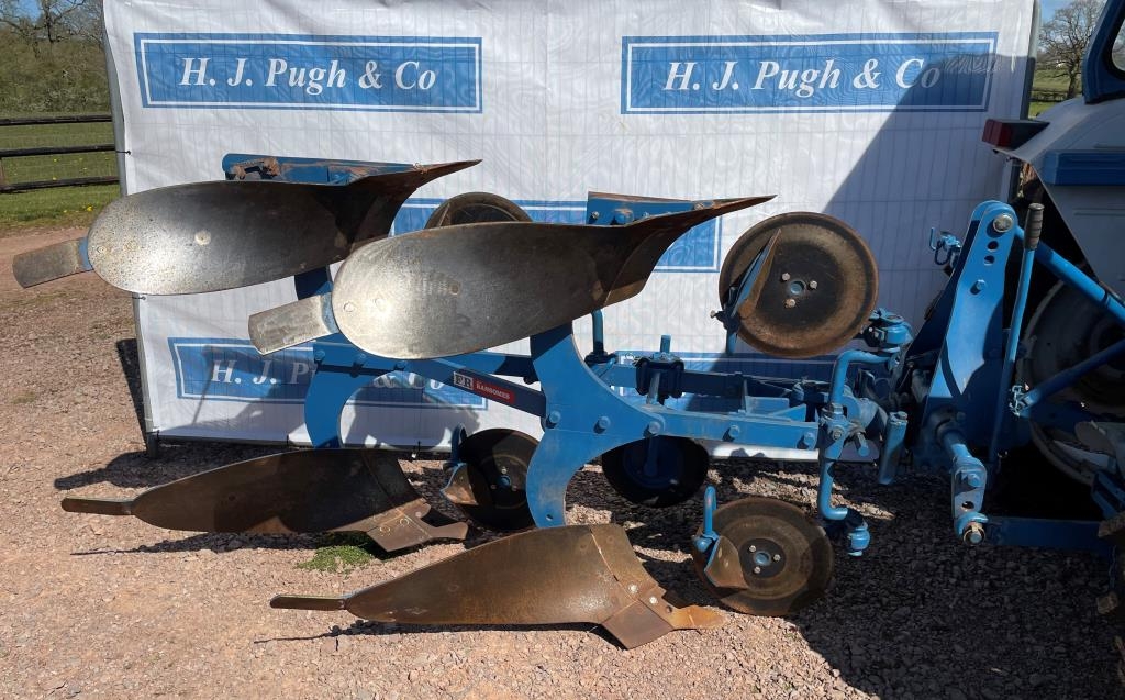 Ford Ransomes TS82 2 furrow reversible classic match plough with land ...