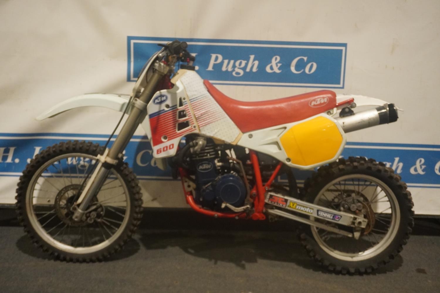 KTM 600 LC Motocross bike. 1988. Good engine compression. Runs. Nice ...