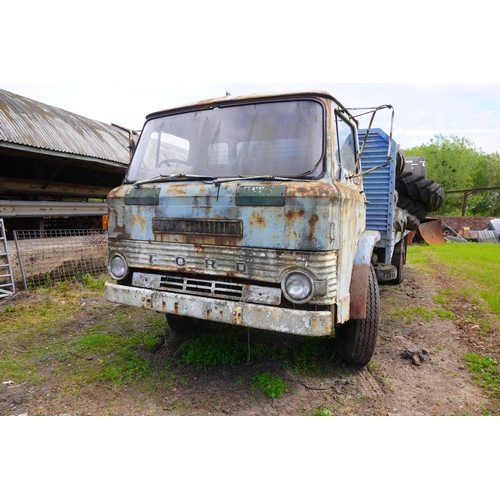 Ford D series lorry. M Reg. Off road. Flat A1 bed. Runs. For ...