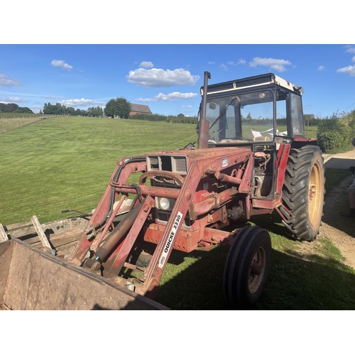 International 784 TA tractor. Runs and drives c/w Quickie loader ...