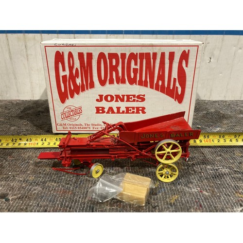 G & M originals Jones baler