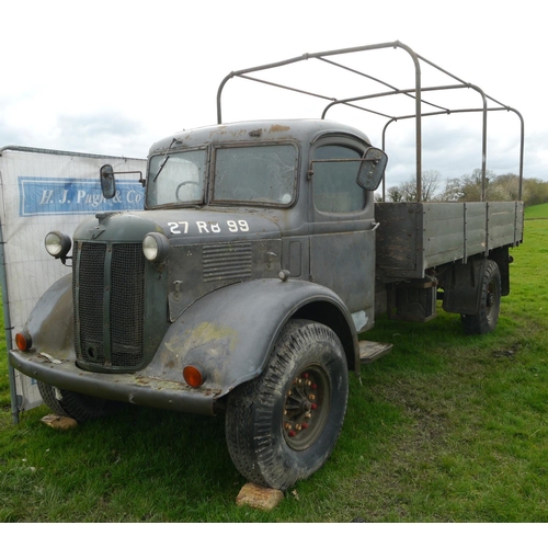 Austin K2 lorry, 6 cylinder petrol. SORN. barn stored, Reg. TWP 201, V5