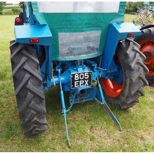 Fordson Dexta tractor. 1962. With Lambourn cab. Good tyres all round ...