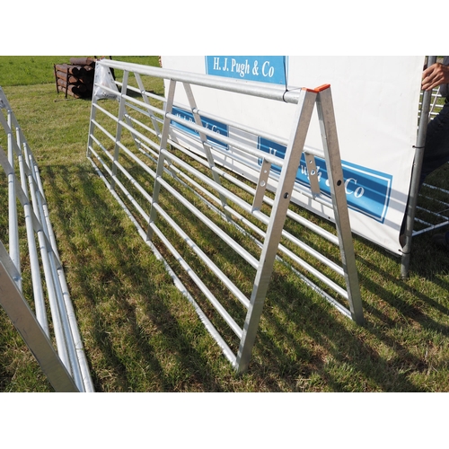 2- 13ft Ritchie galvanised gates
