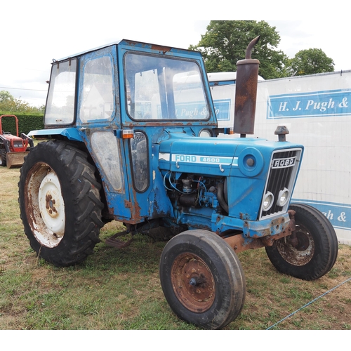 Ford 4600 tractor. Runs. Reg HAW187V. V5